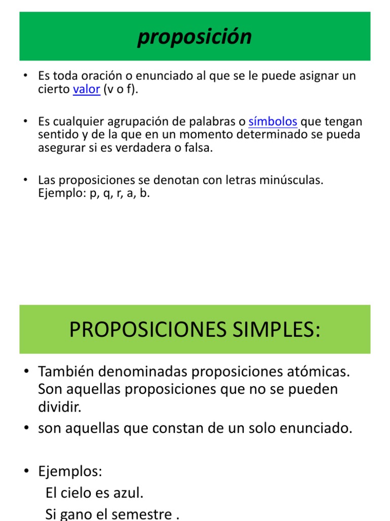Clase de Proposiciones y Conectivos 2 | Proposición | Consecuencia Lógica