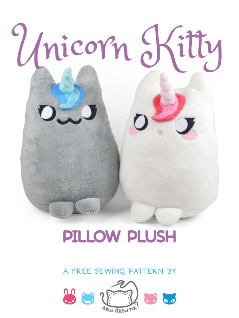 Unikitty Plush | PDF | Sewing | Appliqué