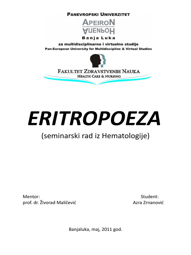 ERITROPOEZA | PDF