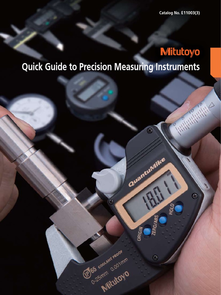Mitutoyo Guide | PDF
