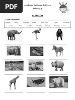 Tiger 3 Unit 2 Test Plus | PDF