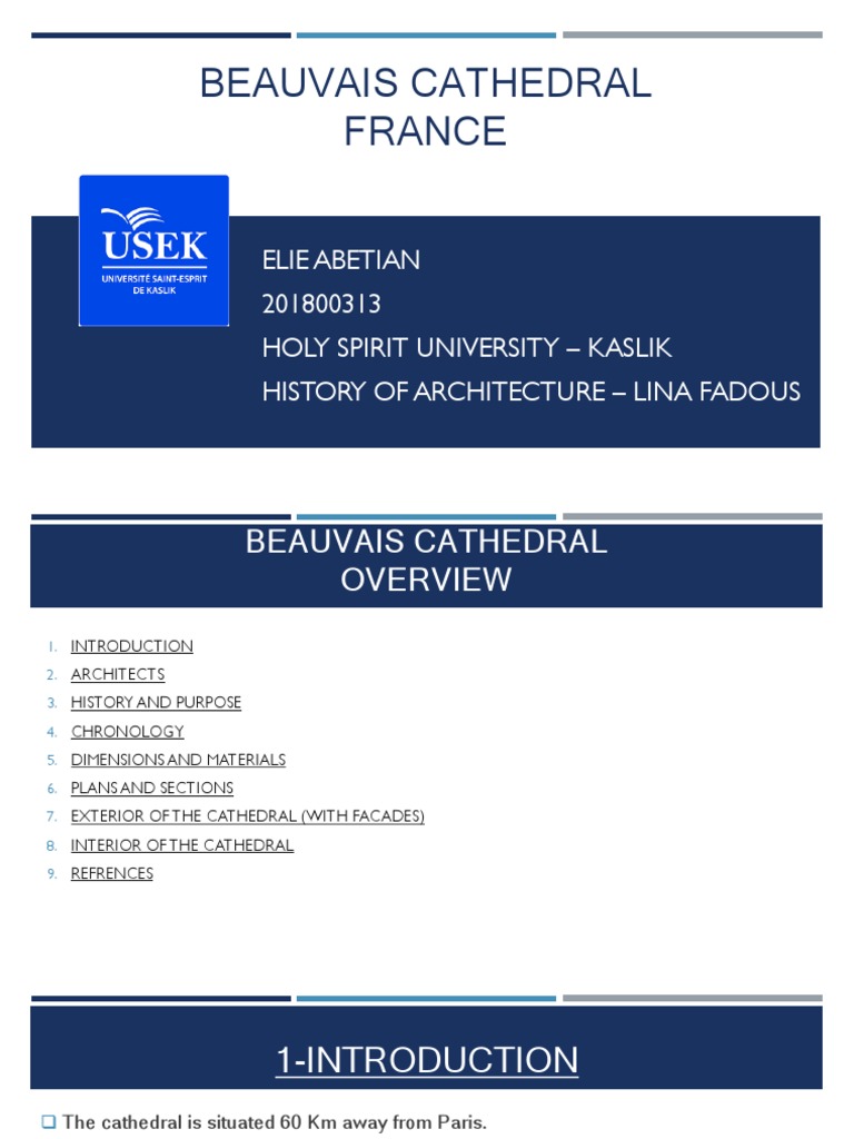 Beauvais Cathedral - 2018 | PDF | Gothic Architecture | Vault ...