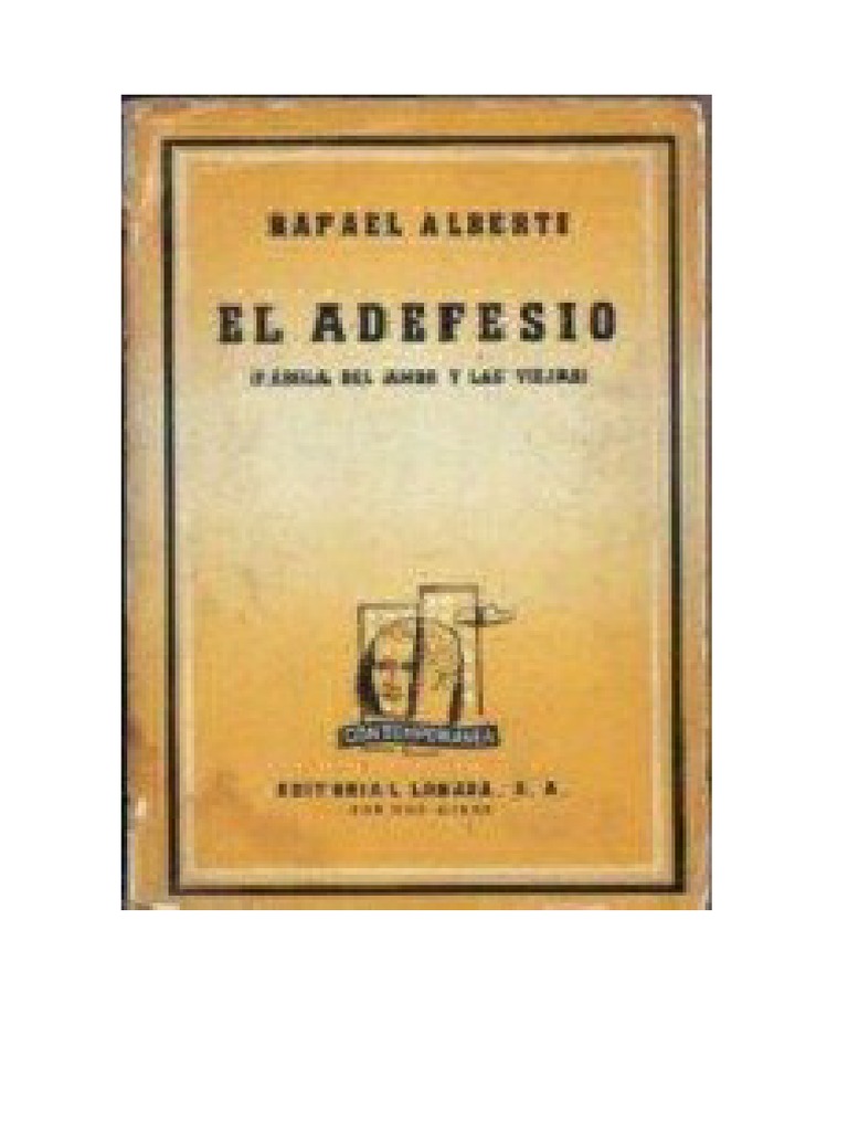 Alberti, Rafael - El Adefesio | PDF | Gatos | Amor