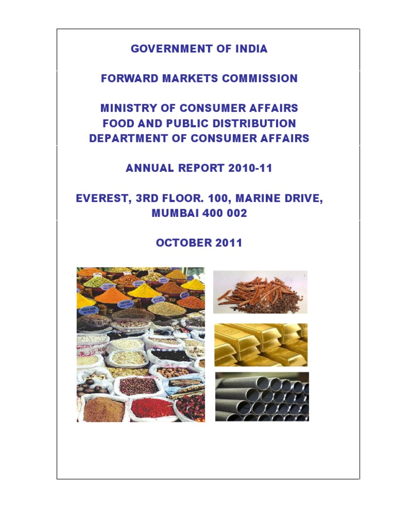 Forward Markets Commission | PDF | Commodity Markets | Futures Contract