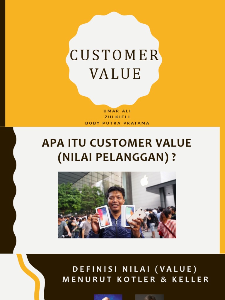 Presentasi Materi Customer Value | PDF