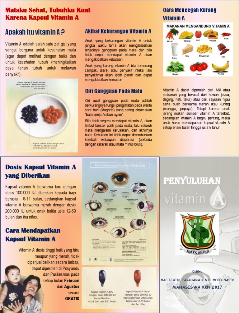 Leaflet-Vitamin-A Mas | PDF
