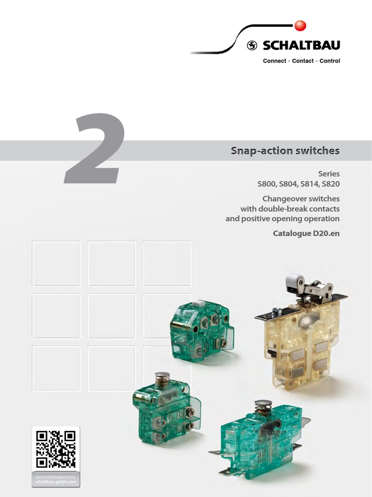 Schaltbau S800 | PDF | Switch | Machines