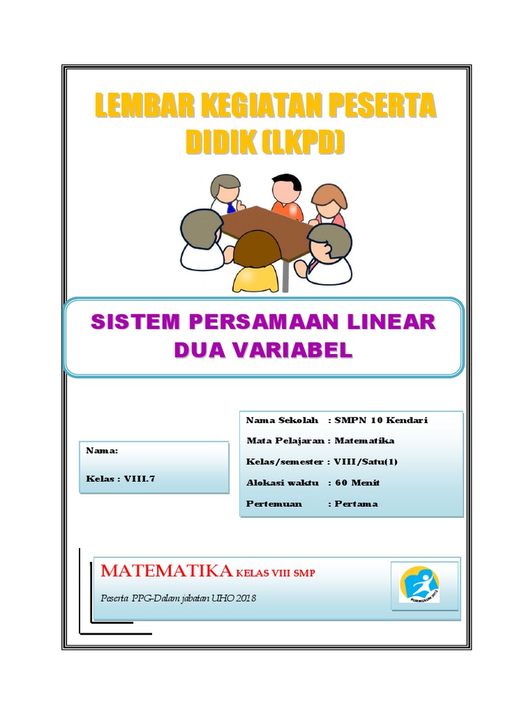 LKPD 1 KD 3.5 SPLDV | PDF