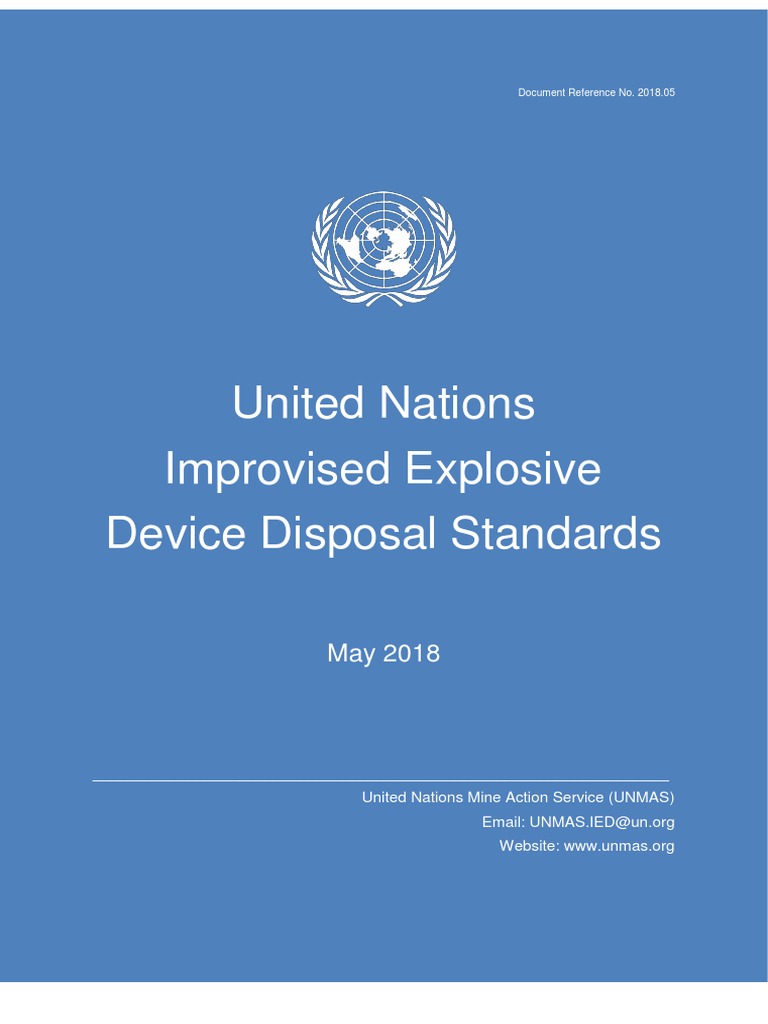 UN IEDD Standards-1 | PDF | Improvised Explosive Device | Bomb Disposal
