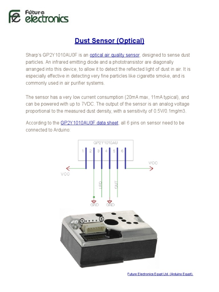 Connecting And Using An Optical Dust Sensor With Arduino To Detect