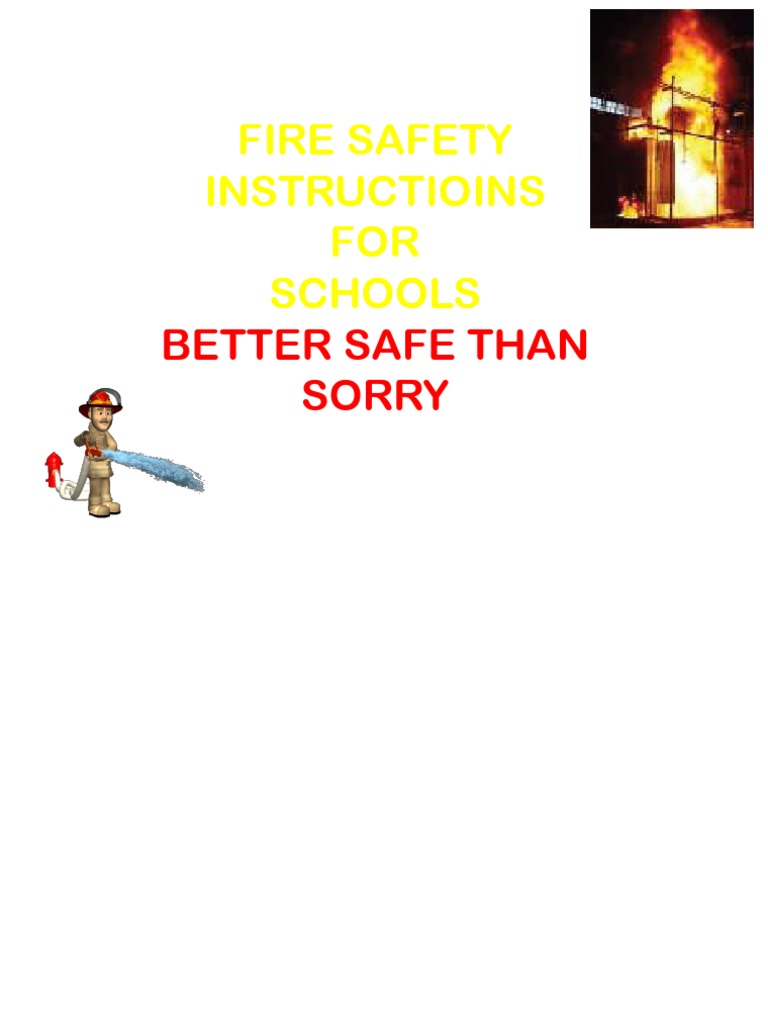 Fire Safety Measures For Schools 2 | PDF | Fires | Stairs