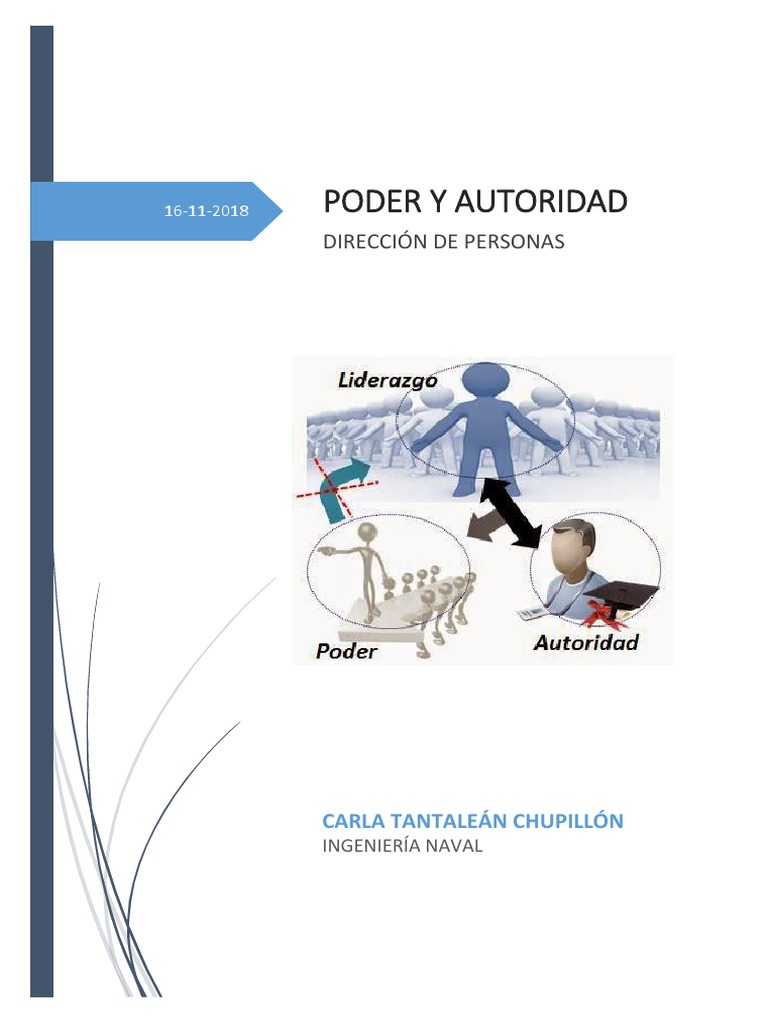 Poder y Autoridad | PDF | Liderazgo | Motivación