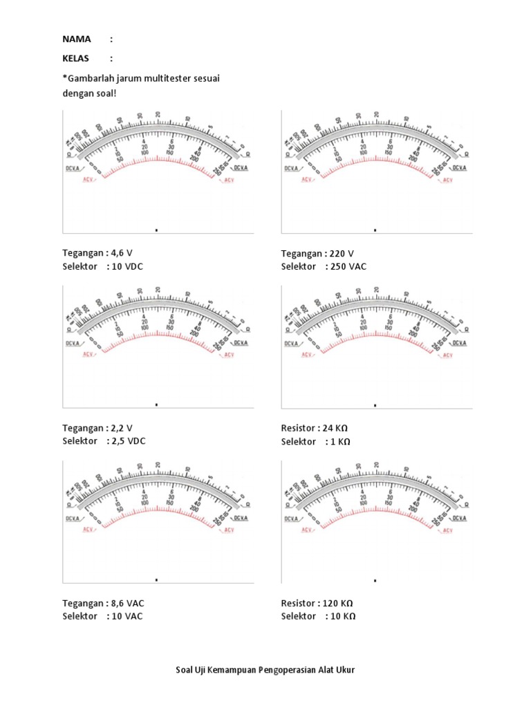Latihan Soal AVO Meter | PDF