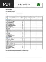 Checklist Kotak P3K. | PDF