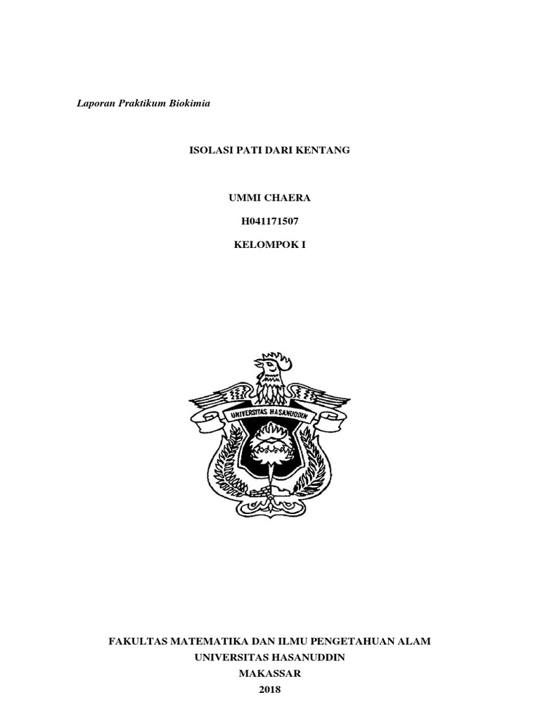 Laporan Praktikum Biokimia | PDF | Kesehatan Holistik | Sains & Matematika