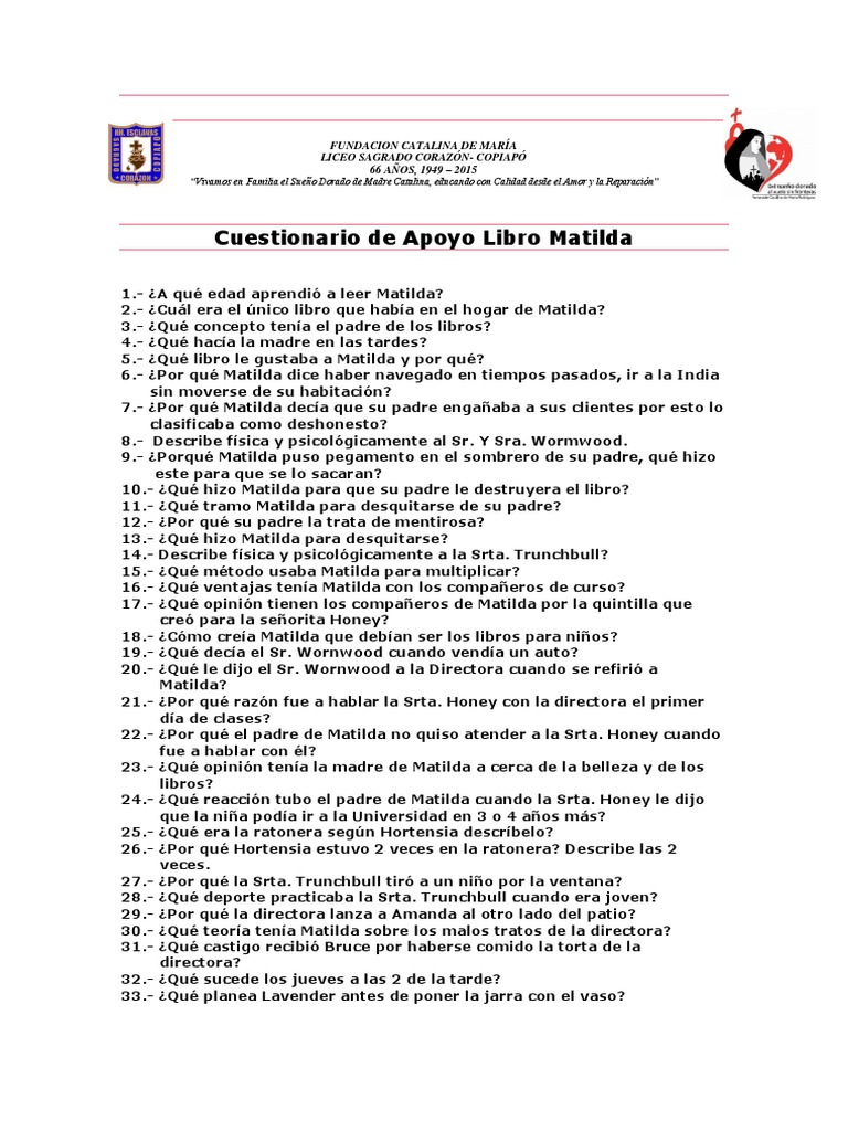 Matilda PDF | Descargar gratis PDF | Ocio