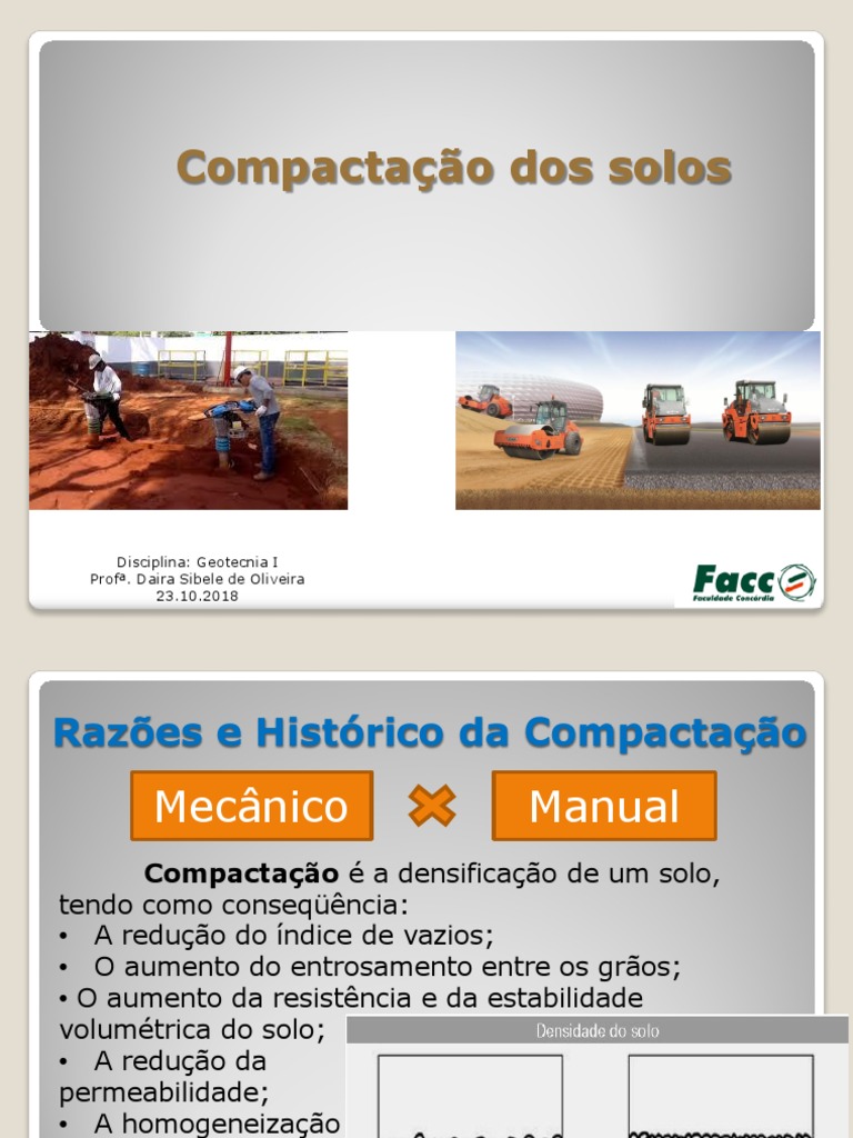 Compactação Dos Solos | Solo | Densidade