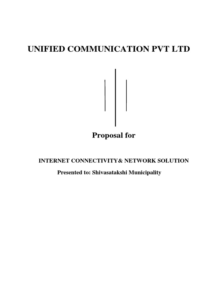Unified Proposal Updated PDF | PDF | Internet Access | Computer Network