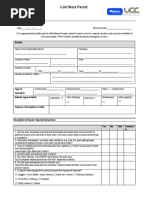 SHELL Retail Permit To Work System - 5 1 - Forms | PDF | Personal ...