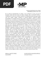 Formato de Hoja Protocolo Con Margenes | PDF | Guatemala | Justicia