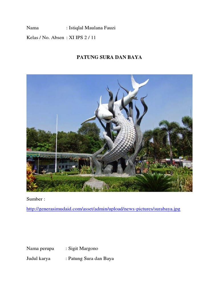 Patung Sura Dan Baya | PDF | Agama & Spiritualitas