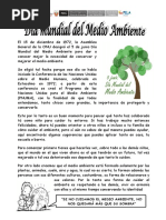 Lectura sobre el Medio Ambiente para Niños | PDF | Contaminación ...