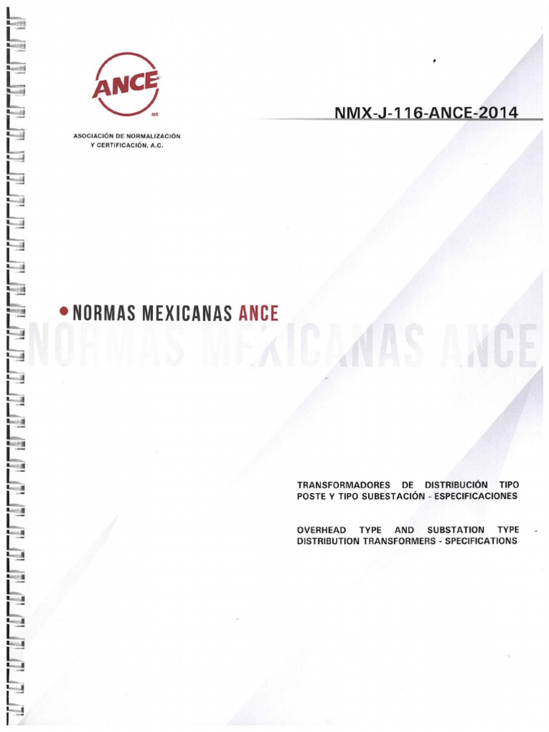 NMX J 116 ANCE 2014.compressed | PDF