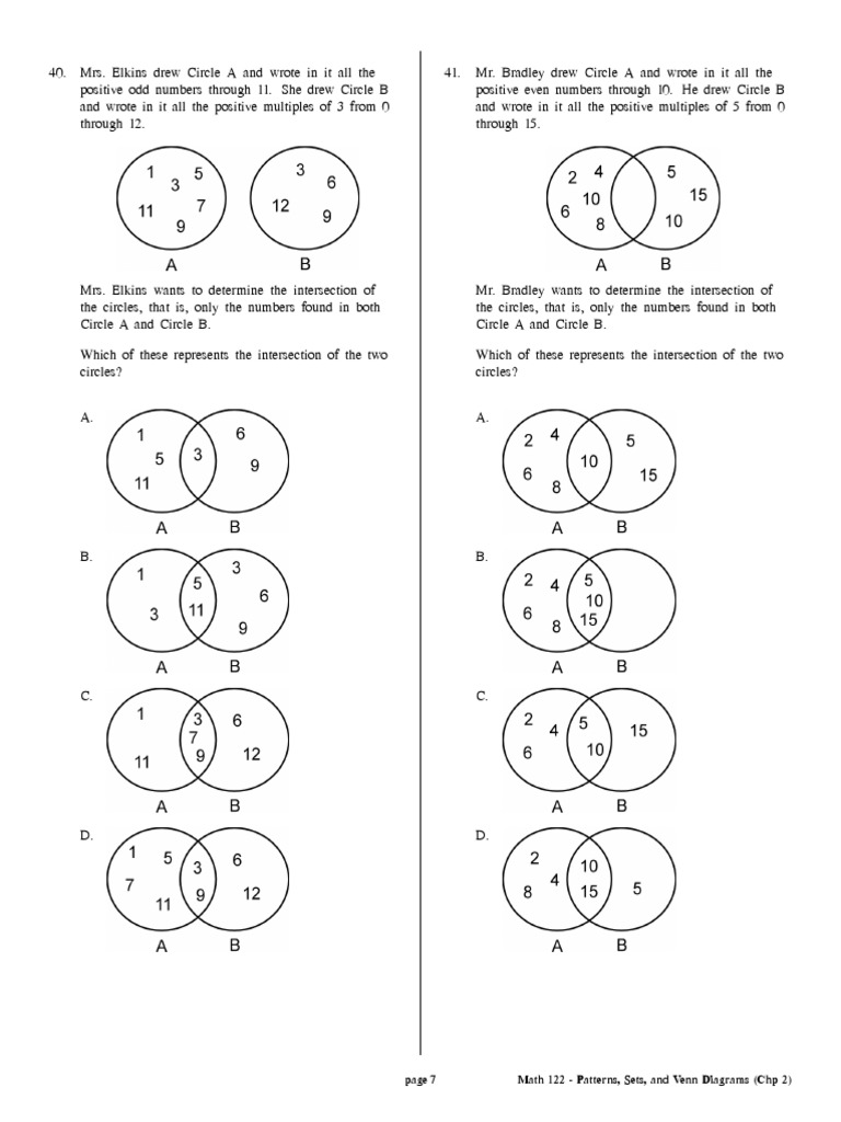 Venn Diagrams and Set Operations Guide | PDF | Teaching Mathematics