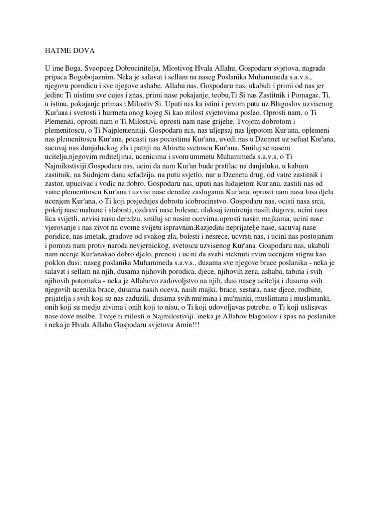 Hatma Dova | PDF
