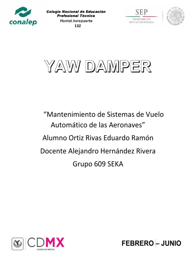 Yaw Damper System | PDF