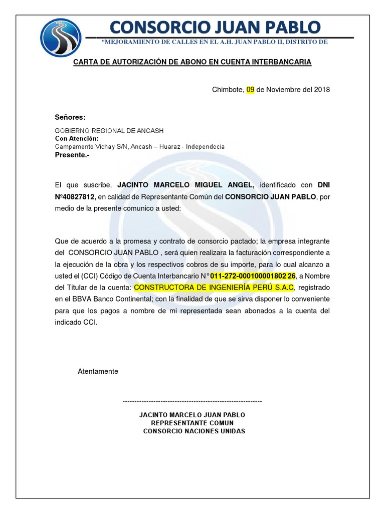 Carta Cci | PDF