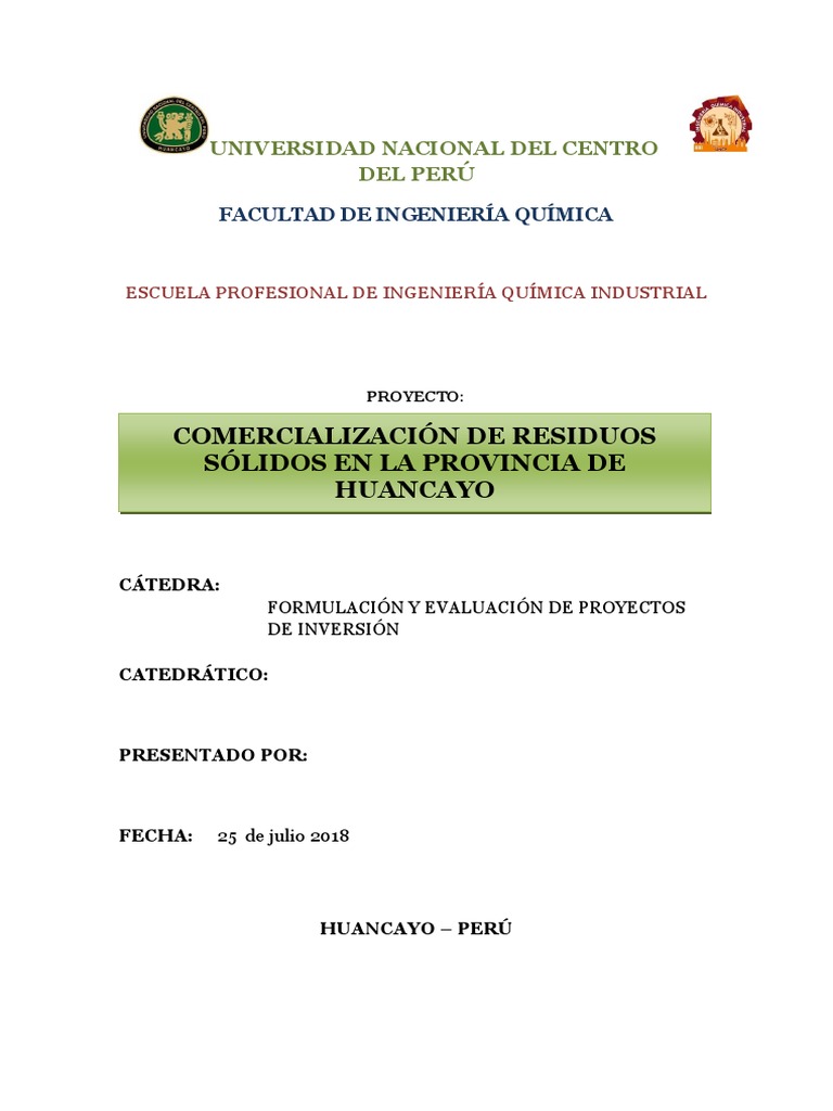 Caratula de Proyectos | PDF