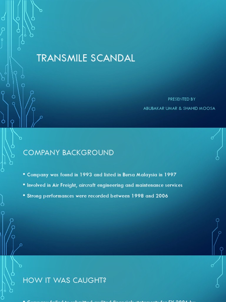 Transmile Scandal: Financial Fraud Overview | PDF
