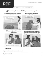 Ficha El Sacrificio de Isaac-2° Maestra Janet | PDF | Abrahán | Sarah