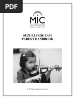 Suzuki Violin 12-Week Lesson Plan KC-MMTC | PDF | Violin | Music Education
