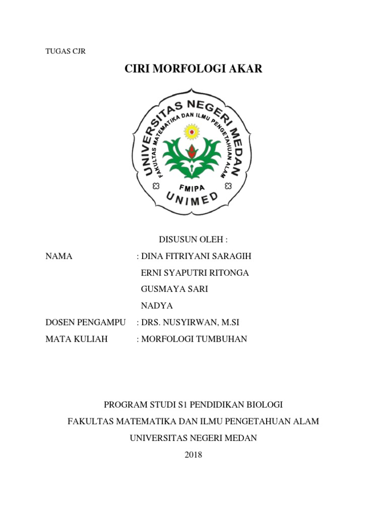 CJR Morfologi Akar - Kelompok | PDF