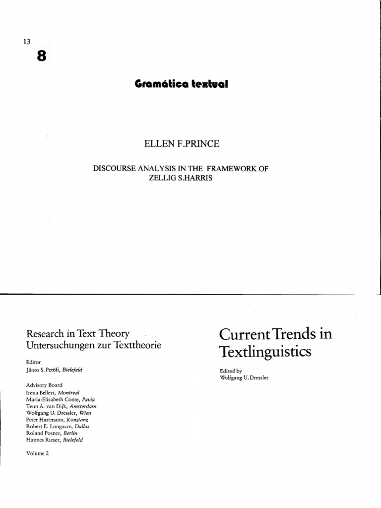 Van Dijk From Text Grammar To Critical Discourse Analysis | PDF ...