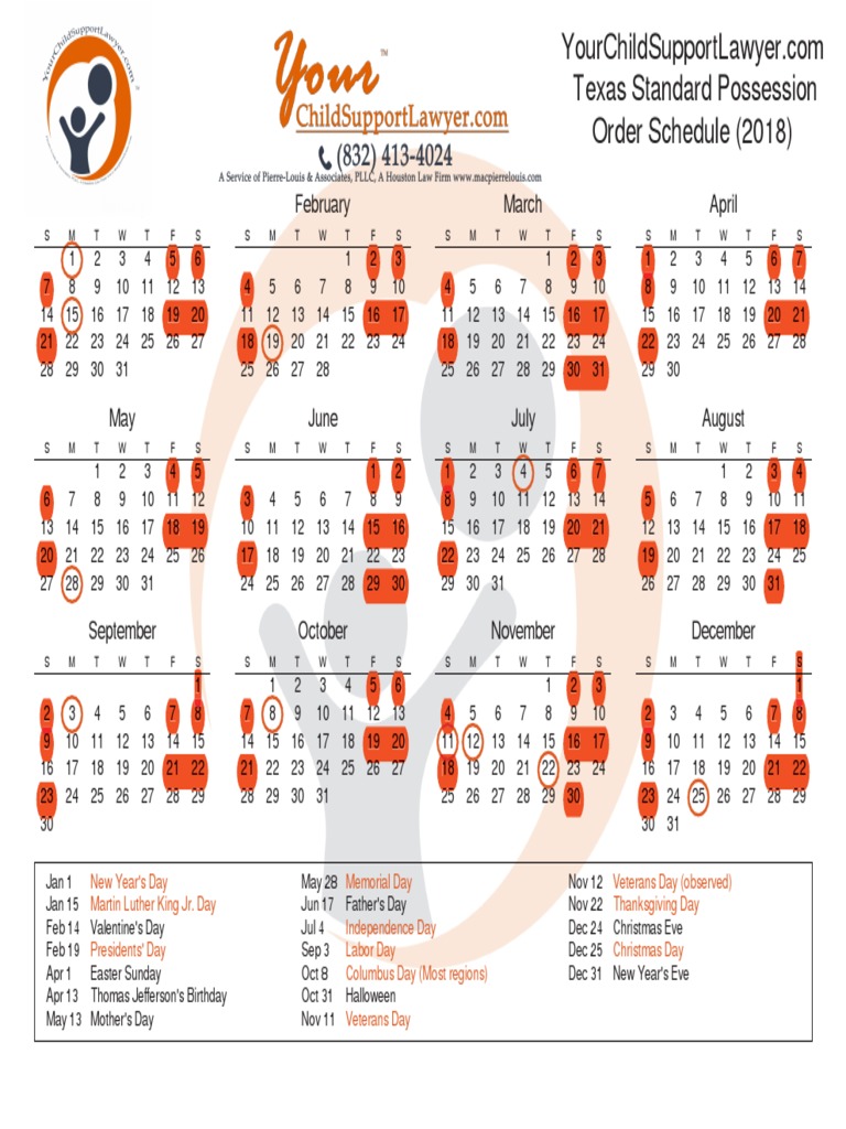 Texsa SPO 2018 Calendar | PDF | Observances | Holidays