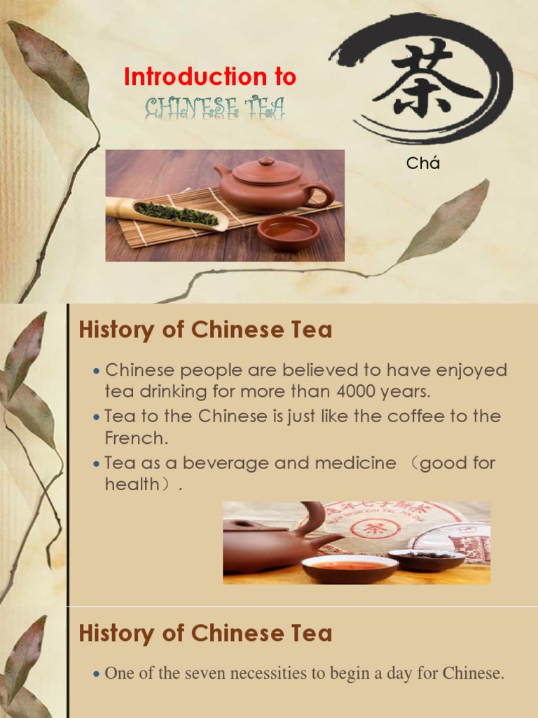 Introduction To Chinese Tea | Download Free PDF | Tea | Drink