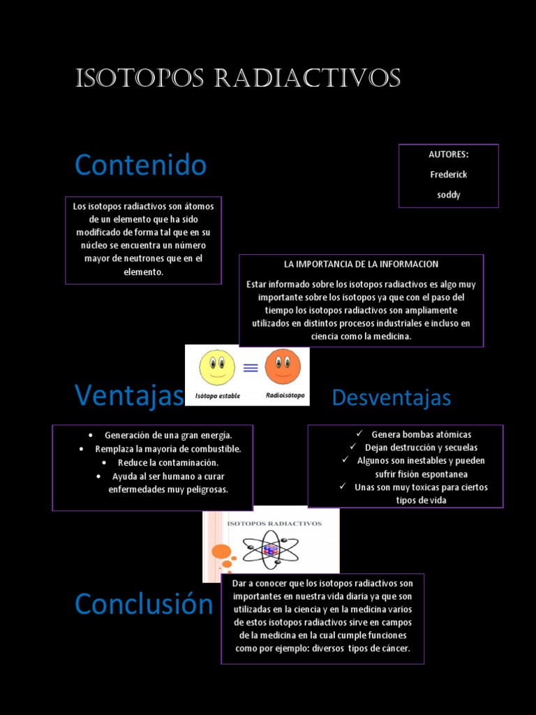 Usos y riesgos de los isótopos radiactivos | PDF | Desintegración ...