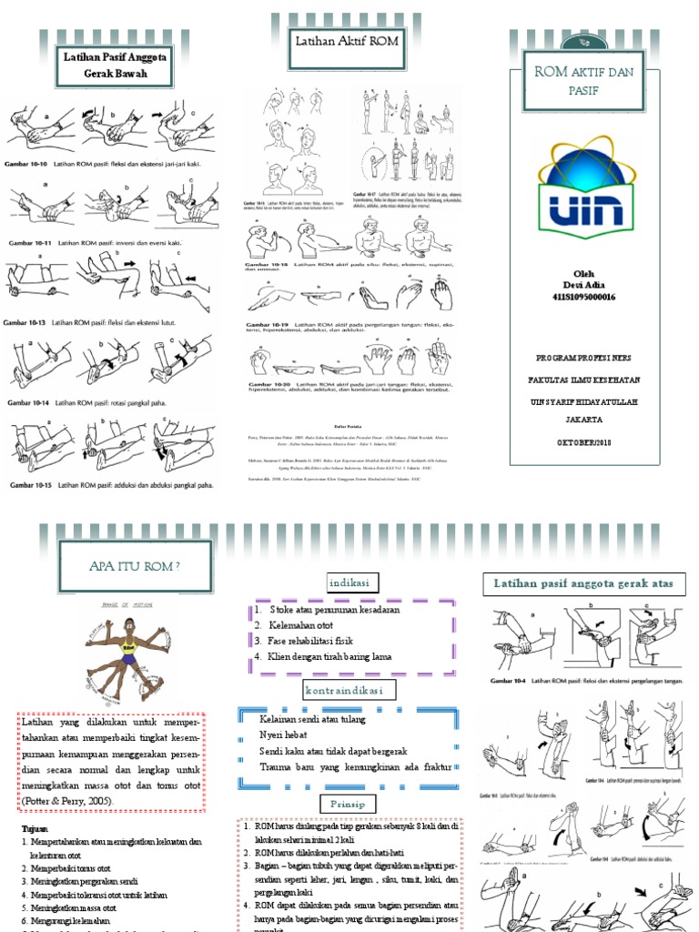ROM AKTIF DAN PASIF MENINGKATKAN KEMAMPUAN GERAK | PDF