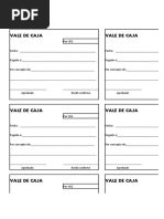 Formato de Vales | PDF