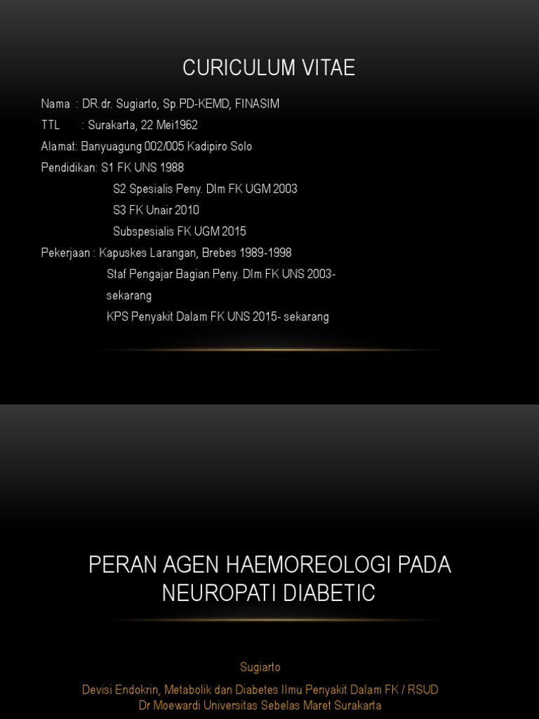 Simpo 4 Nyeri - DR - Dr. Sugiarto, SP - pd-kEMD, FINASIM - Peranan Agen ...