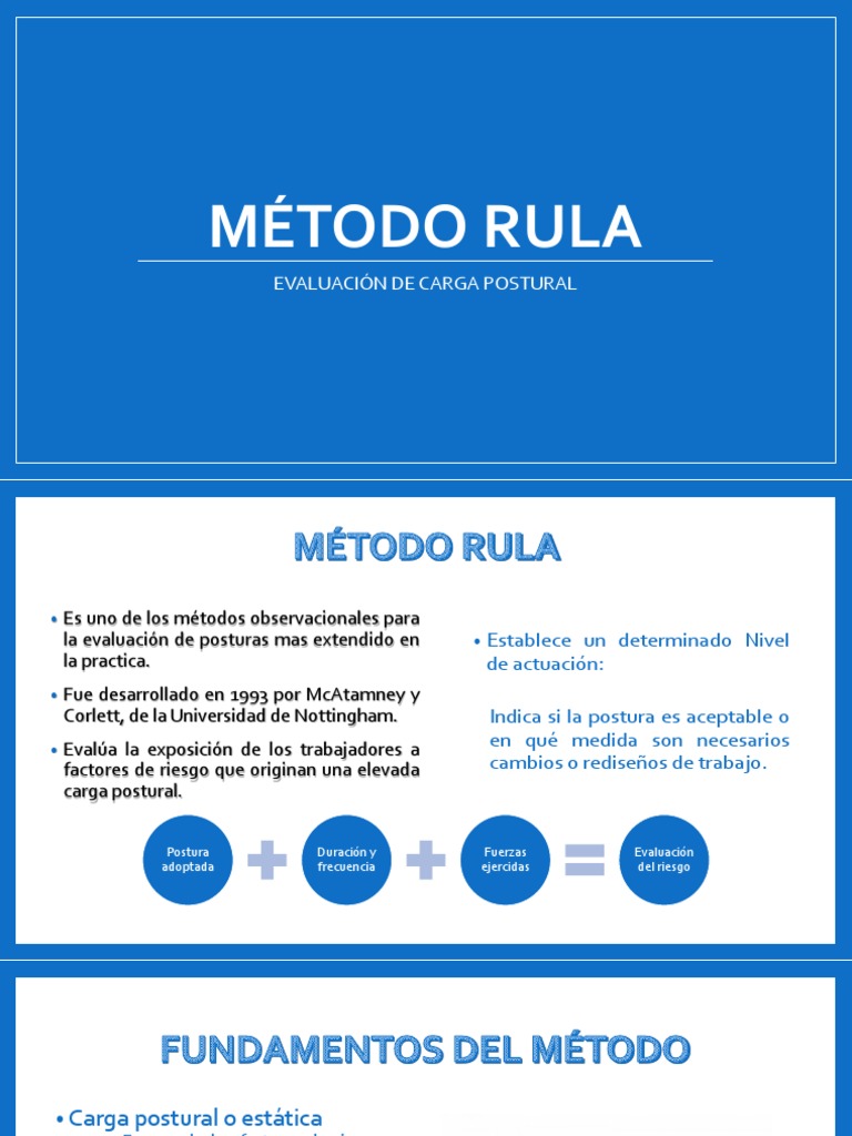 Método Rula | PDF | Bienestar | Medicina