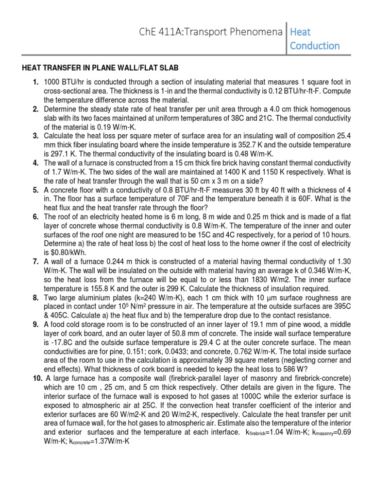 Heat | PDF | Thermal Conductivity | Heat Transfer