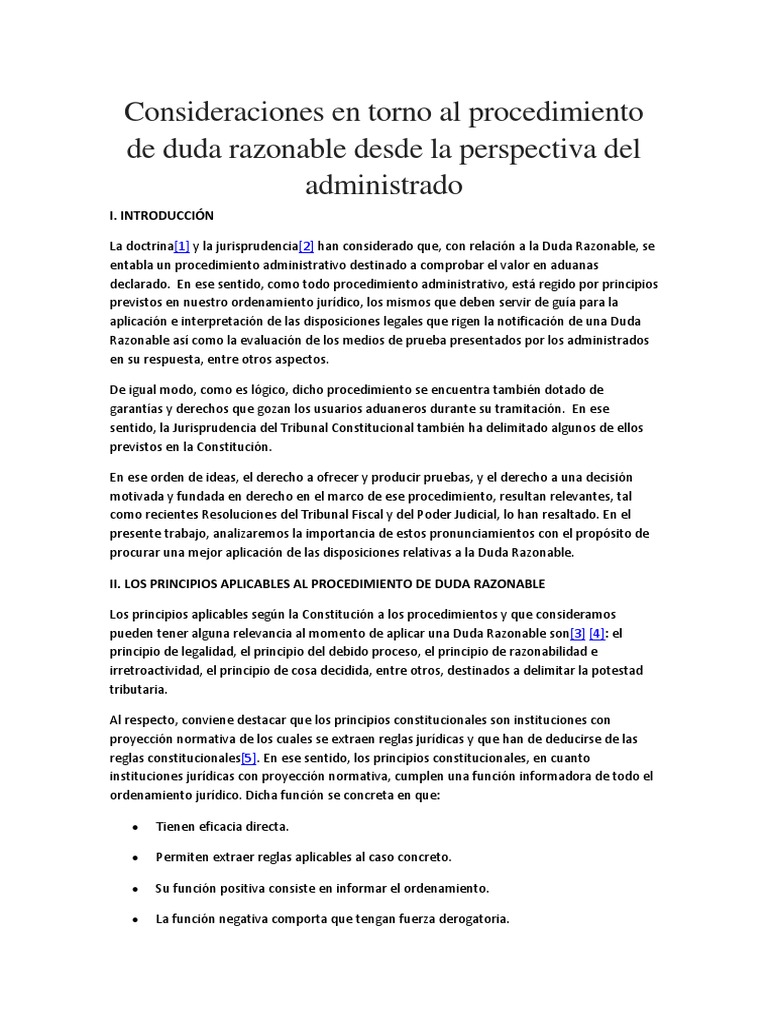Apuntes Duda Razonable | PDF | Caso de ley | Debido al proceso