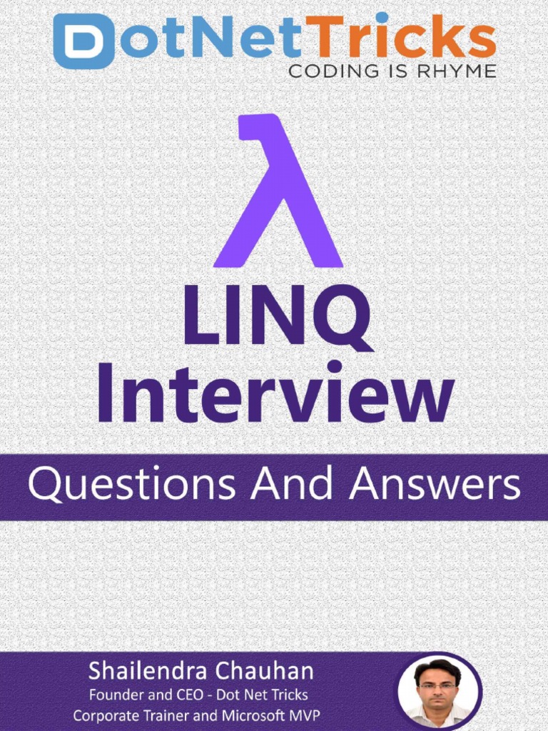 Linq PDF | PDF | Language Integrated Query | Anonymous Function