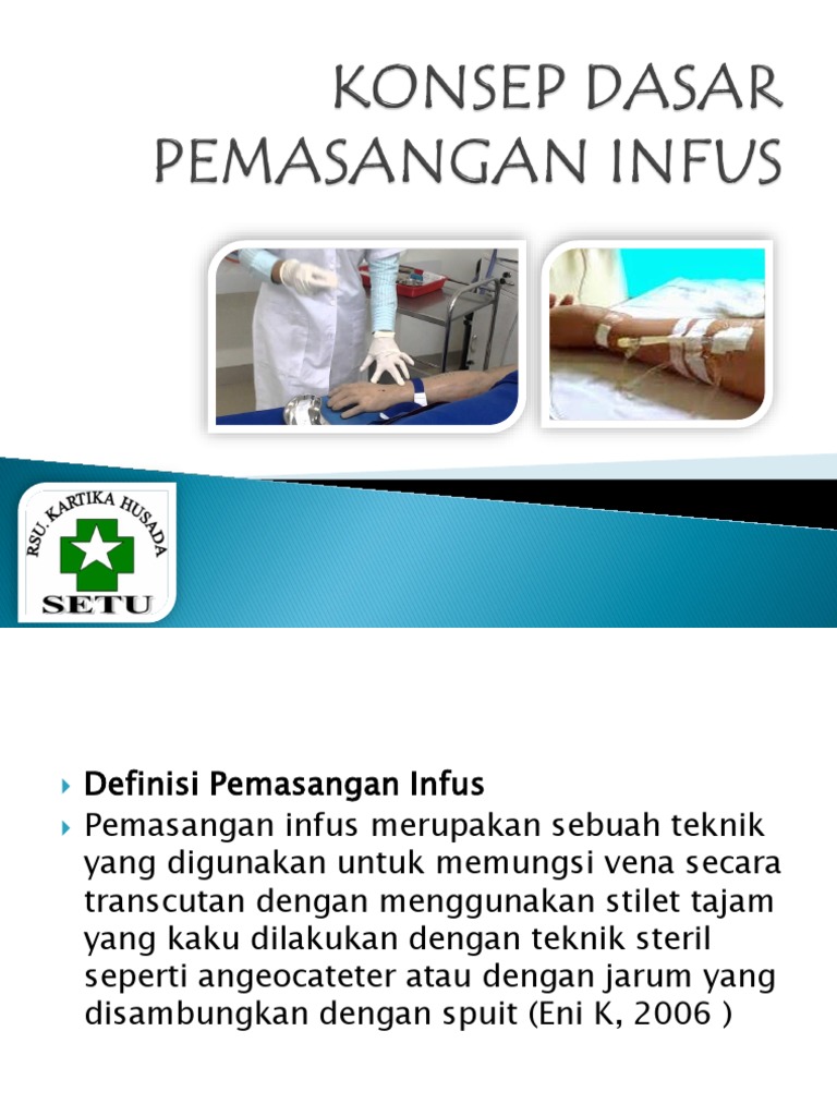 Materi Konsep Dasar Pemasangan Infus | PDF