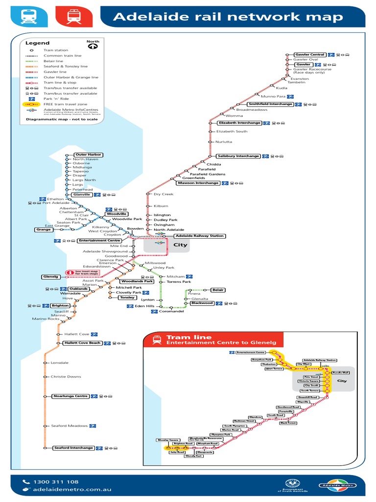Legend: Adelaide Rail Network Map | PDF