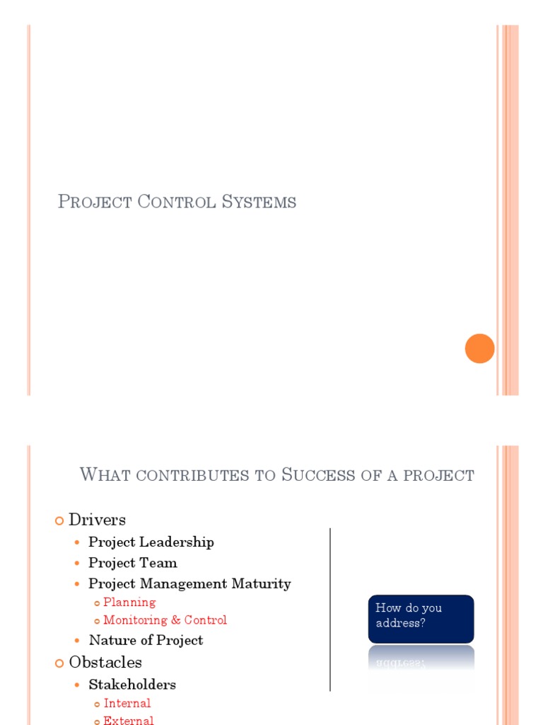 11 Project Control | PDF | Business | Leadership